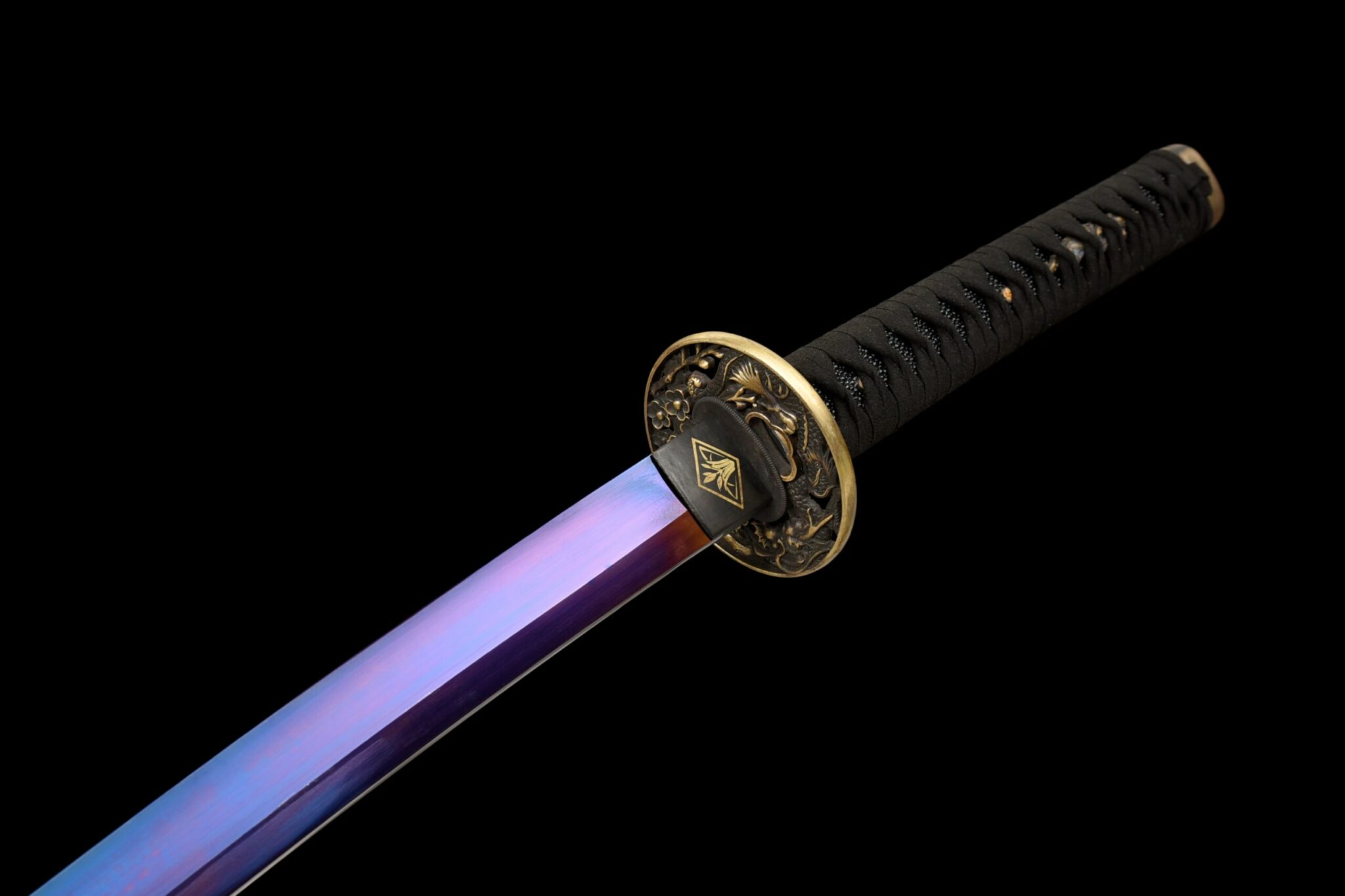 Katana Owase (Mangan-Violett-Stahl) | Katana Schwert